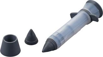 Dr. Oetker Silikon-Dekorierstift Classic - f&uuml;r pr&auml;zises Verzieren und Dekorieren von Geb&auml;ck und Desserts, inklusive St&auml;nder, Hitzebest&auml;ndigkeit bis +100 &deg;C, Sp&uuml;l