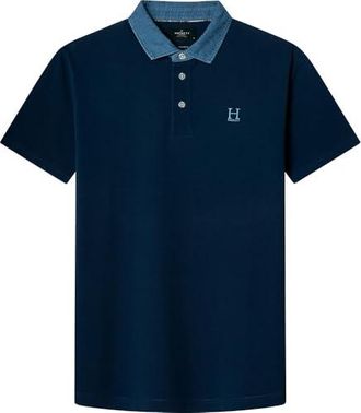 Hackett Hackett Heritage Contrast Short Sleeve Polo M