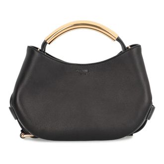 Moschino Lederhandtasche - - Bags - Damen - Schwarzk - ONE SIZE