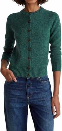 Benetton Maglia Coreana M/L 103me500l Cardigan, Vert, M Femme