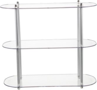 SOLUSTRE Abnehmbares Aufbewahrungsregal Aus Transparentem Material Mehrschichtiges Kosmetik Organizer Display Rack Für Badezimmer Und Küche Platzsparender Desk