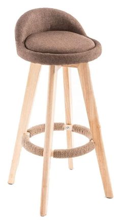 Generic Moderne Barhocker, Hochst&uuml;hle, Massivholz-Hochhocker, Barst&uuml;hle mit nordischer R&uuml;ckenlehne / 37 x 37 x 73 cm