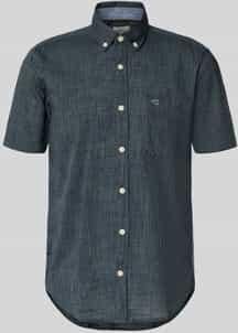 Camel Active Regular Fit Freizeithemd mit Button-Down-Kragen