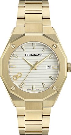 Ferragamo Uhren - Quarz-Analoguhr Versilia 3H - Gr. unisize - in Gold - f&uuml;r Damen