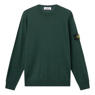 Stone Island Rundhals-Pullover - - Knitwear - Herren - Gr&uuml;n - XL
