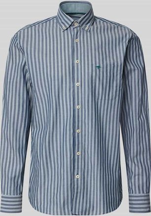 Fynch-Hatton Slim Fit Freizeithemd mit Button-Down-Kragen