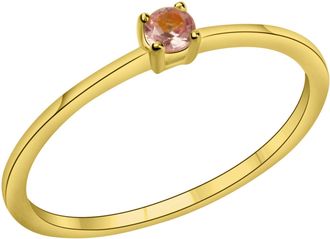 Fascination by Ellen K Ring Gold 375 mit echtem pinken Saphir 3mm
