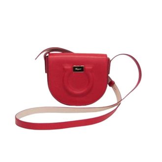 Ferragamo Sac bandouli&egrave;re en cuir Pre-owned - Femme - Pre-owned - Rouge - Taille: ONE Size