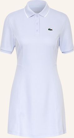 Lacoste Piqu&eacute;-Polokleid blau