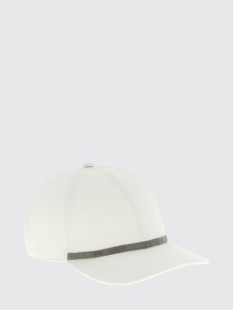 Brunello Cucinelli Hut BRUNELLO CUCINELLI Damen Farbe Wei&szlig;