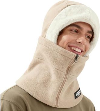 Generico Couvre-visage pour climats froids, chapeau thermique de protection - capuche thermique pour homme avec cache-cou | pour cyclisme, randonn&eacute;e, course, c