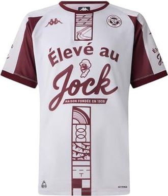 Kappa Maillot Mokibapre Pro UBB Gris Homme (FR/ES, Alpha/Lettres, TG, Taille Normale, Taille Normale, Gris)