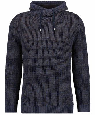 Ragman Herren Strick-Pullover mit Maseltov-Kragen Braun-080, XL
