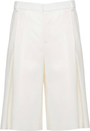 Casablanca Homme, Shorts, Blanc, Taille: M Pleated Baggy Shorts