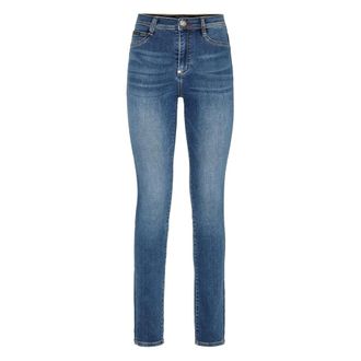 Philipp Plein Femme, Jeans, Bleu, Taille: W29 High Waist Jegging Iconic