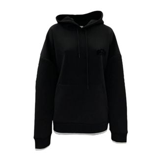 GCDS Logo Lounge Scuba Hoodie - - Sweatshirts & Hoodies - Herren - Schwarzk - XL