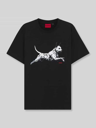HUGO BOSS Regular Fit T-Shirt aus reiner Baumwolle