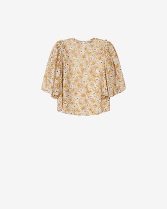 Isabel Marant Top Floma - Femme - Clair Jaune-&eacute;cru - Taille34 - Marant &Eacute;toile