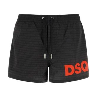 Dsquared2 Homme, Maillots de bain, Multicolore, Taille: L Short de bain &agrave; imprim&eacute; logo