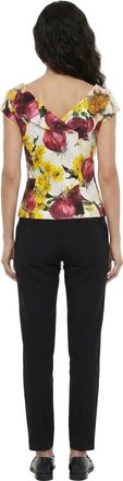 Dolce & Gabbana Womens Multicolor Cotton Pattern Shirt