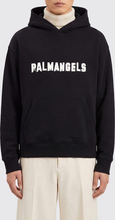 Palm Angels Baumwoll-Hoodie mit kontrastierendem Logo