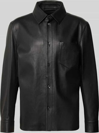 HUGO BOSS Regular Fit Lederjacke aus echtem Lammleder Modell C-MOVITZ
