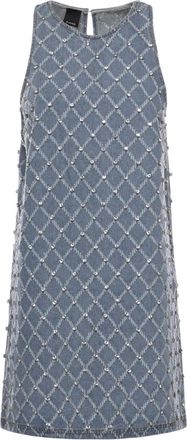 Pinko Pinko, Femme, Robes, Bleu, Taille: 44 FR Amorino Dress
