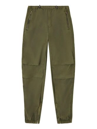 Diesel P-Stitch side-bands trousers - Gr&uuml;n