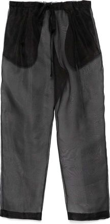 Khaite Pantalons D&eacute;contract&eacute;s - Noir
