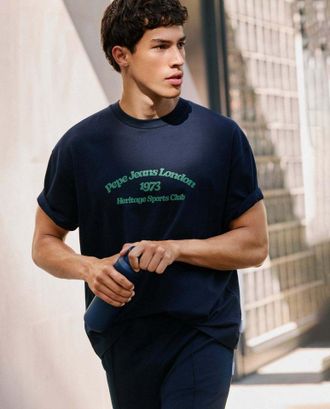 Pepe Jeans London Print-Shirt bedrucktes T-Shirt PJL73 TEE GRAPH ACT