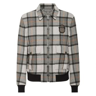 Billionaire Boys Club Wool Check Jacket Crest - - Jackets - Herren - Beige - 2XL