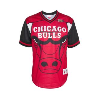 Mitchell & Ness Rotes Bulls Jumbotronic Tank Top - - Sport - Herren - Rot - S