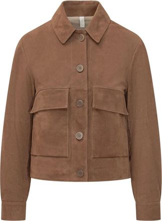 Duno Femme, Vestes, Brun, Taille: 40 FR Blouson Court