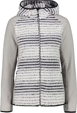 F.lli Campagnolo Printed Highloft Jacket Veste Fleece, Bone, 50 Femme