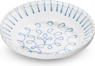 Gmundner Keramik Reifschüssel ohne Henkel Durchmesser : 28 cm Blaugeflammt Geschirr, handgemacht in Österreich