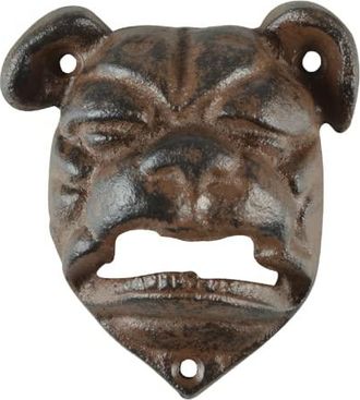 Esschert Design tt204 Serie Bulldog Flaschenöffner, antik braun