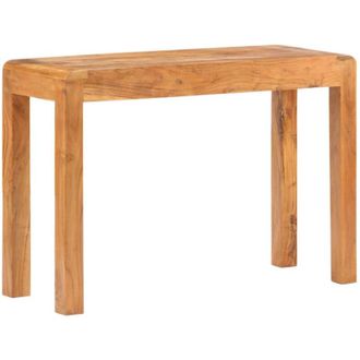 vidaXL Vidaxl - Table console en bois dacacia massif 110x40x76cm - Finition miel - Article poli et laqu&eacute; - Unique par ses grains naturels