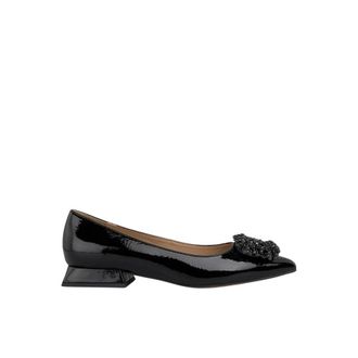Alma En Pena Flacher Schuh mit kreisf&ouml;rmigem Ornament - - Shoes - Damen - Schwarzk - 42 EU