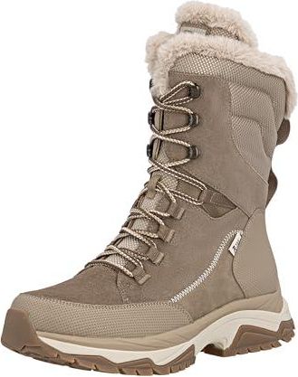 Rieker Femme W3972 Bottes &agrave; Lacets, Beige, 41 EU