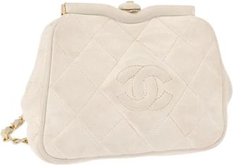 Chanel Sac banane vintage pr&eacute;-poss&eacute;d&eacute; - Femme - Pre-owned - Beige - Taille: ONE Size