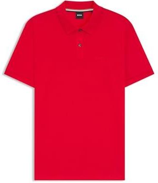 BOSS Hommes Pallas Polo Pallas en piqué de Coton avec détails logotés