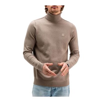Butcher of Blue Beiger Rollkragenpullover f&uuml;r den Winter - - Knitwear - Herren - Grau - 2XL