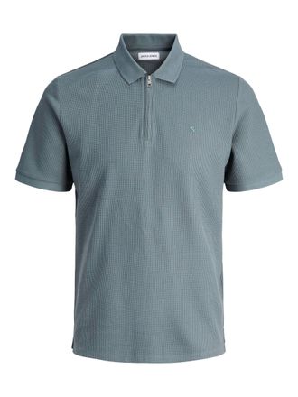 Jack & Jones Jjeaustin Zip Polo Ss Noos