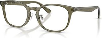 Ray-Ban Rb5386 Optics Transparent Brown Heart Fassung Klar Glas Polarisiert 51-19