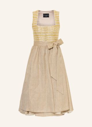 Kinga Mathe Kinga Mathe Boucl&eacute;-Dirndl Saranda Mit Glitzergarn gelb