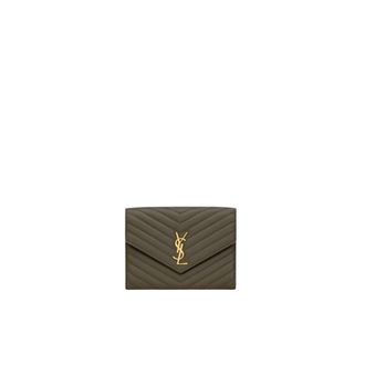 Saint Laurent Cassandre Flap Pouch - - Bags - Damen - Gr&uuml;n - ONE SIZE