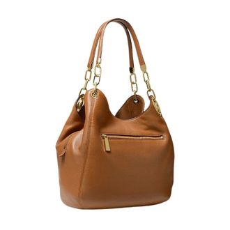 Michael Kors Femme, Sacs, Brun, Taille: ONE Size Sac &agrave; bandouli&egrave;re Lillie en cuir grain&eacute;