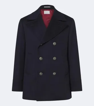 Brunello Cucinelli Caban en laine vierge