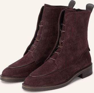 Pertini Schn&uuml;rboots rot