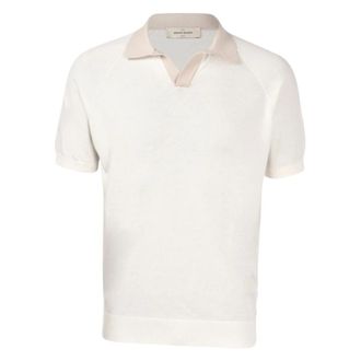 Gran Sasso Homme, Tops, Beige, Taille: S Ecru Polo